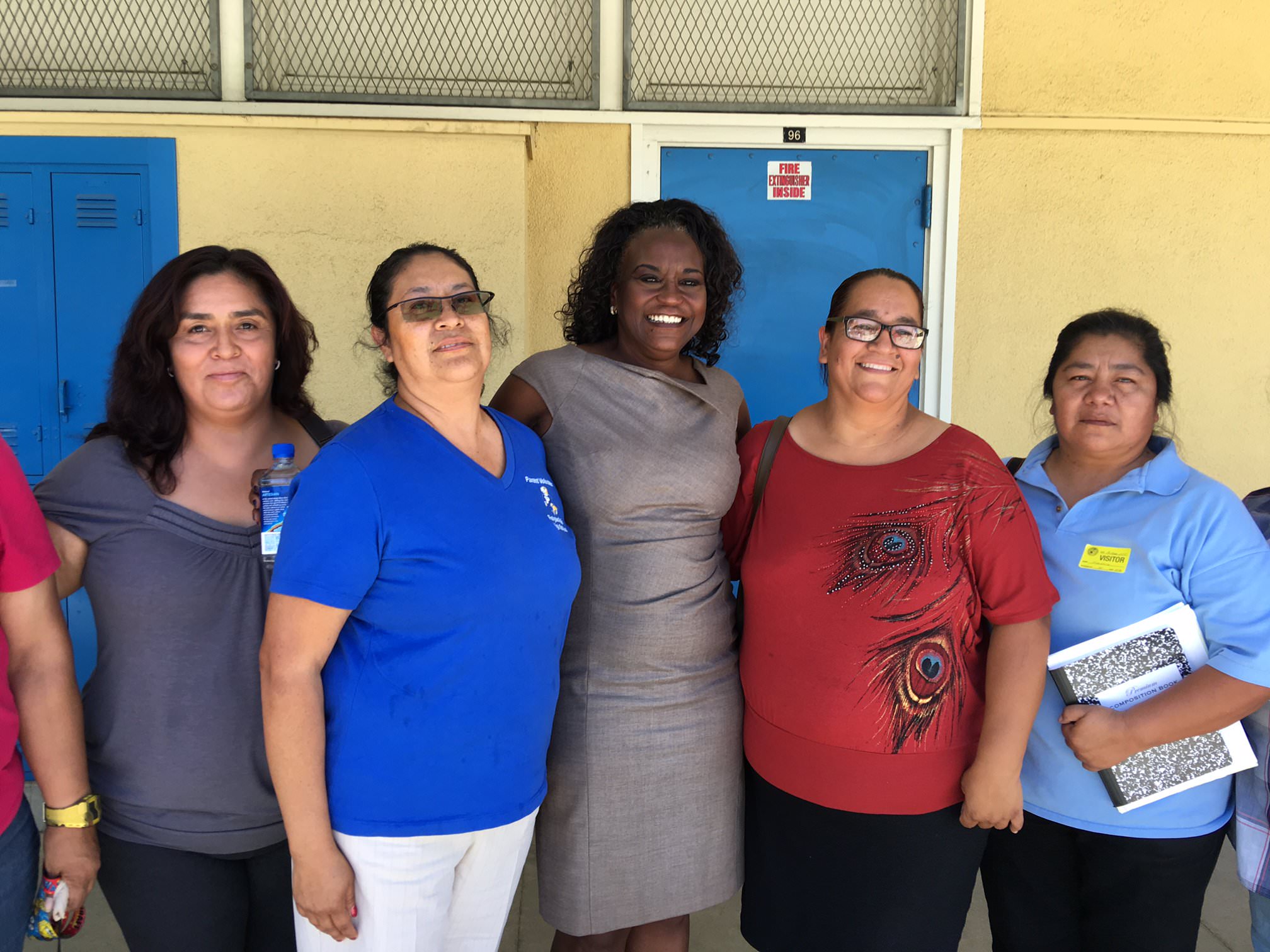 MichelleKing with parent leaders at Poly. — at John H. Francis ...
