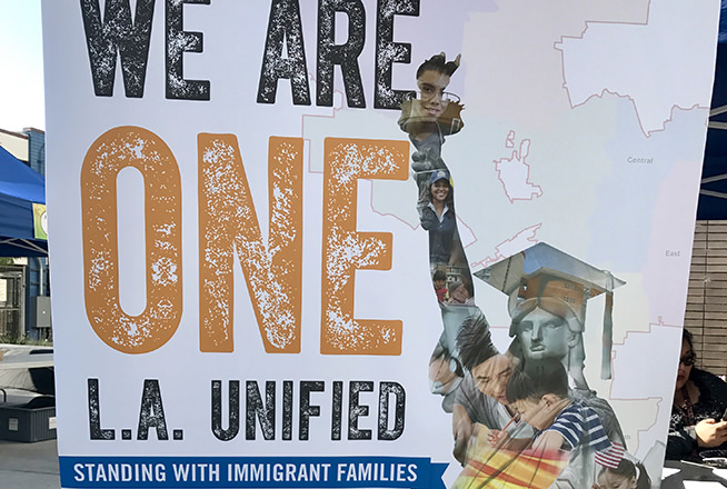 LAUSD pledges to stand with immigrant families, launching new campaign ...