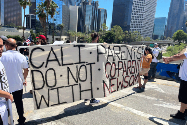 LA parents collide: Anti-LGBTQ+ demonstrators and those defending ...